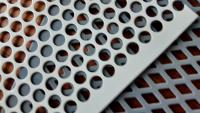 China Round Square Diamond Hole Custom Perforated Metal Sheet Punched Mesh Panel for sale