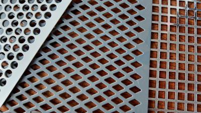 China All Material Options Custom Special Shaped Hole Perforated Metal Mesh for sale