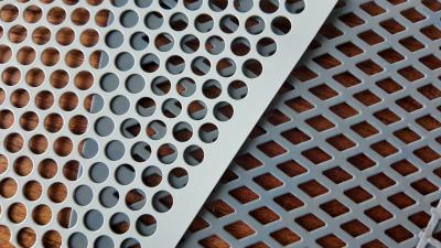 China Multi-Material Custom Perforated Metal Panel With Various Hole Types for sale