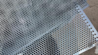 China Small Round Hole Stainless Steel Perforated Metal Sheet Custom Size for sale
