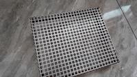 China Bent Square Hole Perforated Metal Plate Custom for sale
