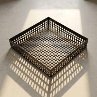 China Bend Square Hole Stainless Steel Perforated Metal Sheet for sale