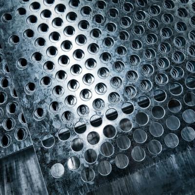 China 1mm Round Hole Perforated Metal Sheet Stainless Steel Aluminum Galvanized 0.5-3mm Thick for sale
