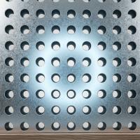 China Galvanized Perforated Metal Sheet 1000x2000mm Custom Hole Types Durable Corrosion Resistant for sale