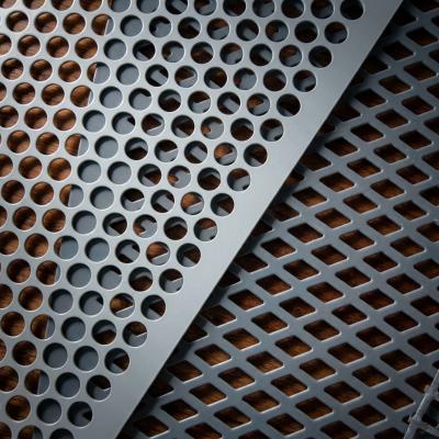 China Multi-Material Custom Perforated Metal Panel With Various Hole Types for sale