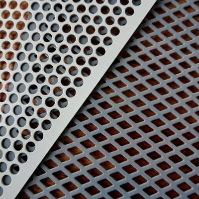 China Custom All Hole Shapes Perforated Plate With Multiple Materials for sale