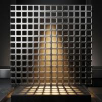 China Square Hole Stainless Steel Perforated Mesh Customizable Stainless Punched Plate for sale