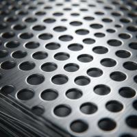 China 25mm Hole Perforated Metal Sheet 1-3mm Thick for Ventilation Filtration for sale