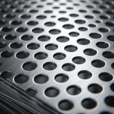 China 25mm Hole Perforated Metal Sheet 1-3mm Thick for Ventilation Filtration for sale