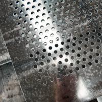 China 1.5mm Thick Mild Carbon Steel Round Hole Perforated Sheet 1.22x2.44m for sale