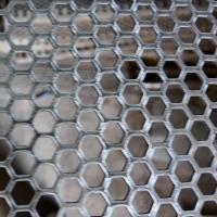China Hexagonal Perforated Metal Sheet Custom Hole Punching Mesh Filter 0.5-6mm Thick Stainless Steel for sale