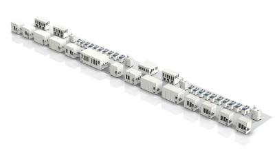 China Fully Automatic 4680 Cylindrical Battery Production Line 200ppm High Speed for sale