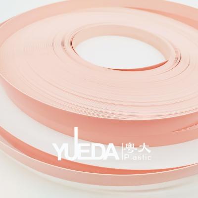 China Light Pink PVC Edge Banding M8670 - 0.3-3mm Thickness, 3000+ Designs for Furniture Protection for sale