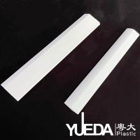 China Weather Resistant PVC Extrusion Profiles for Arched Louvre Blinds Slats - Custom Colors & Flame Retardant for sale
