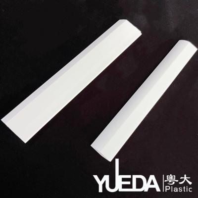 China Weather Resistant PVC Extrusion Profiles for Arched Louvre Blinds Slats - Custom Colors & Flame Retardant for sale