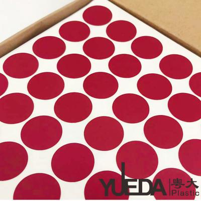 China Self-Adhesive PVC Screw Cap Stickers 10mm-50mm Diameter Waterproof Furniture Protection Covers for sale