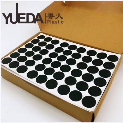 China Waterproof PVC Screw Head Cover Stickers 10mm-50mm Self-Adhesive Hole Caps for Furniture and DIY Projects for sale