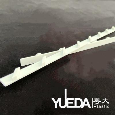 China White PVC Louver Profiles with Custom Thickness & Size | High Abrasion Resistance for Construction & Home Decoration for sale
