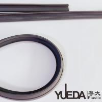 China Custom PVC Extruded Profiles for Furniture Fittings - High Impact Resistance, Grey-Black Color, 7-14 Day Delivery for sale