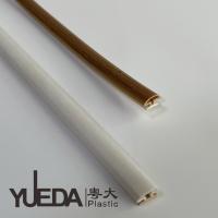 China Two-Color PVC Wood Grain Plastic Profiles 20-100mm Custom Extrusion for Furniture & Construction for sale
