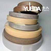 China Waterproof PVC Flexible Edge Banding 0.3-3mm Thickness with 11 Colors & 3000+ Wood Grain Designs for sale