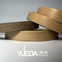 China Waterproof PVC Edge Banding 0.3-3mm Thickness Wood Grain for Kitchen Cabinets Furniture for sale