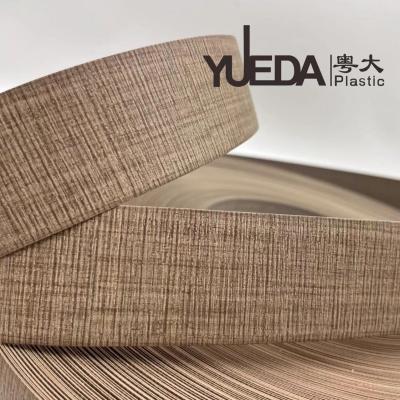 China Water Resistant PVC Furniture Edge Banding 0.3-3mm Thickness with 3000+ Texture Designs for Custom Furniture Applications for sale
