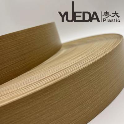 China Customizable Wood Grain Edge Banding 0.3-3mm Thickness with Matt Finish for Furniture Manufacturing for sale