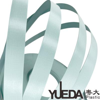 China High Heat Resistance Wood Grain Edge Banding - Light Blue Color for Furniture & Interior Decoration with Custom Sizes for sale