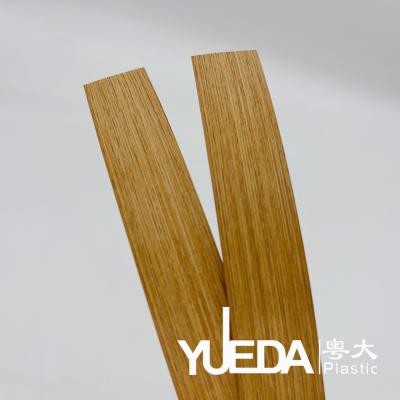 China PVC Anti-Corrosion Wood Grain Edge Banding 0.3-3mm Customizable Width for Furniture Decoration for sale