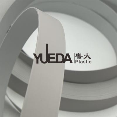 China Moisture Resistant Waterproof PVC Edge Banding Tape 0.5mm Thickness for Furniture Edge Sealing for sale