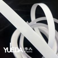 China White Edge Banding Strips for Office Desks - High Flexibility & Wear Resistant PVC/ABS Furniture Edging for sale