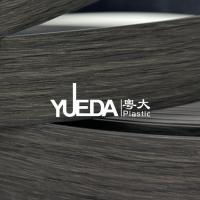 China Matte Dark Gray Wood Grain Edge Banding Edging Strip M8771 Heat Resistant Custom Width for sale
