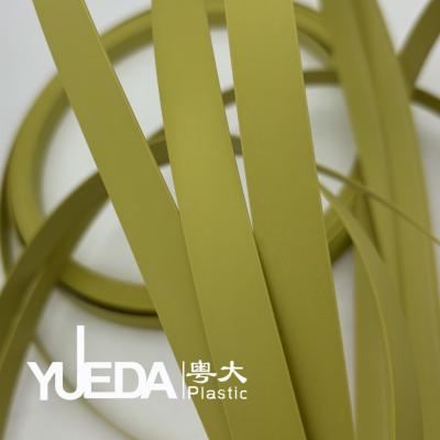 China YUEDA Olive Yellow PVC Edge Banding Tape DM-R185 | 65°C Heat Resistant | Customizable Width & Length for sale