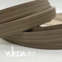 China High Durability Wood Grain PVC Cabinet Edging Banding 22mm Width Customizable Length for sale