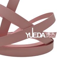 China Soft Pink PVC ABS Edge Banding Tape Heat Resistant 2mm Thickness Furniture Edging Strip for sale
