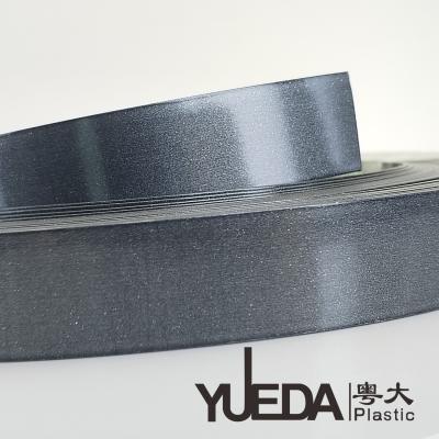 China M9134 High Gloss Edge Banding Strip with Sparkling Silver Powder - 19mm Width Scratch & Water Resistant Furniture Trim for sale