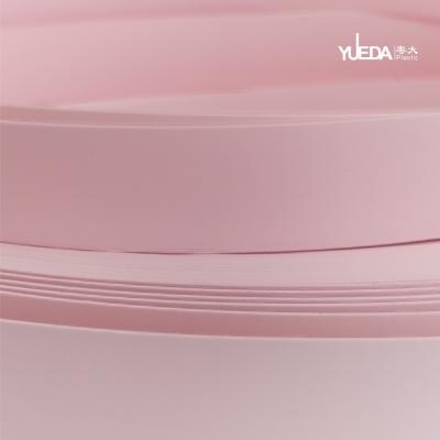 China Pale Pink Edge Banding M8671 Eco-Friendly PVC ABS 200m Roll for Children Furniture for sale