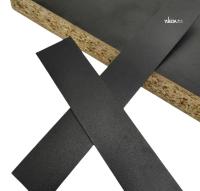 China Black Textured Edge Banding: Compatible with Multiple Panels, Scratch & Wear Resistant Edge Enhancement for sale