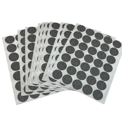 China PVC Self-Adhesive Furniture Hole Stickers 25mm 3-in-1 Screw Hole Covers for Cabinets for sale