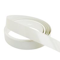 China White Silver Shimmer High Gloss PVC Edge Banding Strip 22mm x 0.5mm for Furniture Cabinet Wardrobe Trim for sale