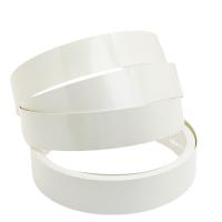 China White Silver Shimmer High Gloss PVC Edge Banding Strip 22mm x 0.5mm for Furniture Cabinet Wardrobe Trim for sale