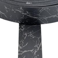 China A1789 Black Grey Marble Grain PVC Edge Banding 22mm x 2mm High Definition Printed Crack Vein Furniture Edge Sealing Strip for sale