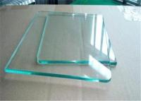 China Decorative Clear Float Glass 4mm 6mm Thickness With Natural Corner / Grind Corner for sale