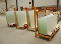China High Light  Transmittance Tempered Solar Glass / Low Iron Patterned Glass For Solar Cell for sale