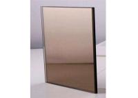 China Pink Tinted Float Glass 4mm 5mm 5.5mm 6 mm Thickness For Curtain Walls / Glass Ribs for sale