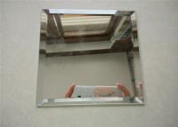 China Beautiful Decorative Silver Mirror Glass Sheet Double Coated Paint Sample Available for sale
