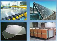China Clear Low Iron  Solar Panel Glass 3.2mm / 4.0mm Thickness Sample Available for sale