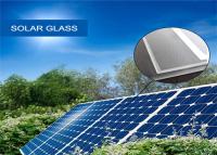 China Patterned Solar Panel Glass / Low Iron Tempered Glass For Solar Panels CE Approved for sale