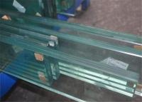China Clear Tempered Laminated Glass , Flat / Curved PVB Interlayer Laminated Glass for sale